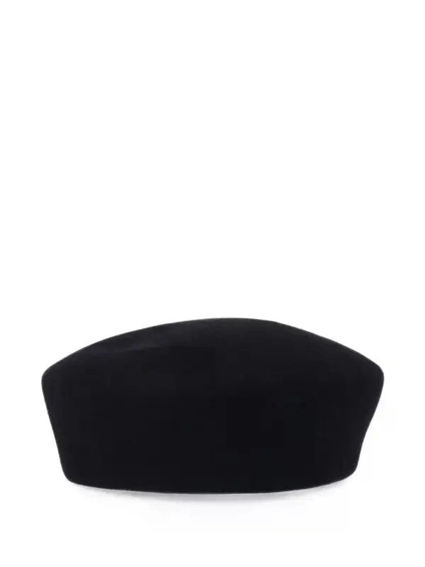 Ruslan Baginskiy Logo-embroidered Wool Beret