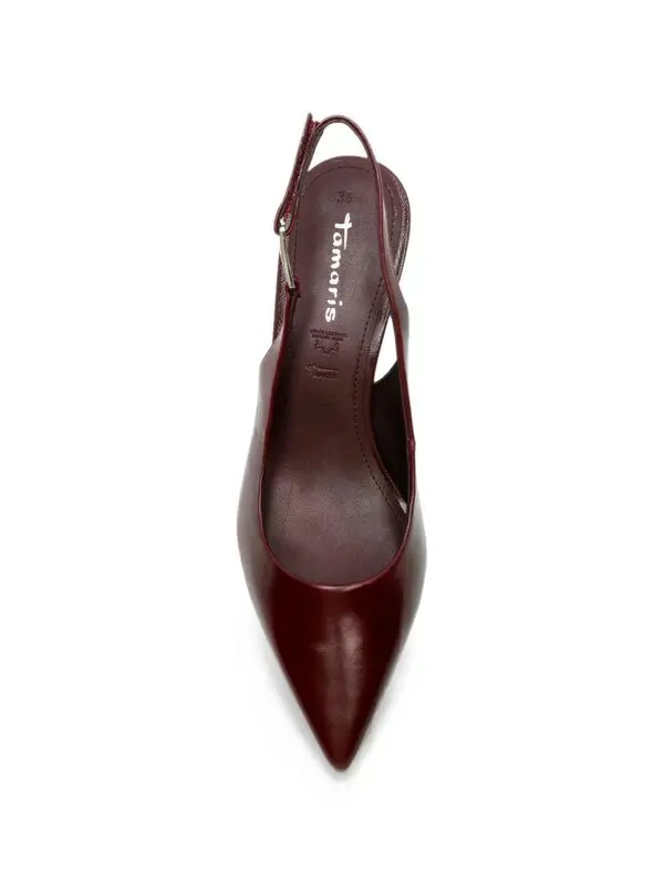 TAMARIS Slingback Leather Heeled Pumps