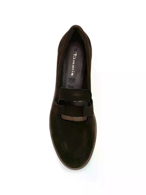 TAMARIS Buckle-detail Lug-sole Loafers