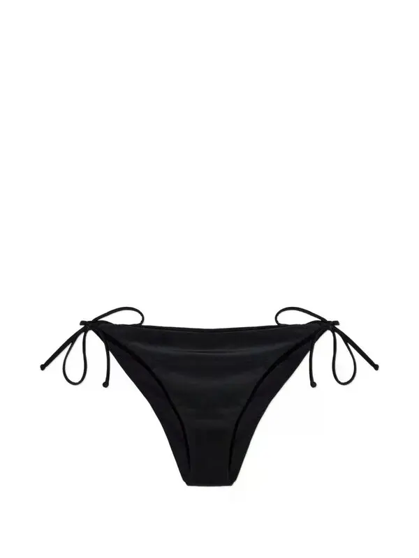 Moschino Side-tie Bikini Bottoms - Black