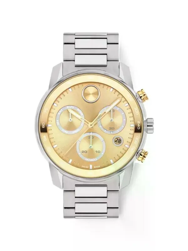 Movado Chronograph Watch With -tone Dial