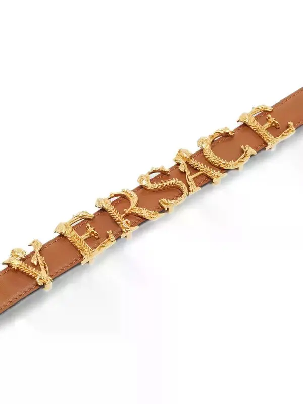Versace Baroque Logo Buckle Belt