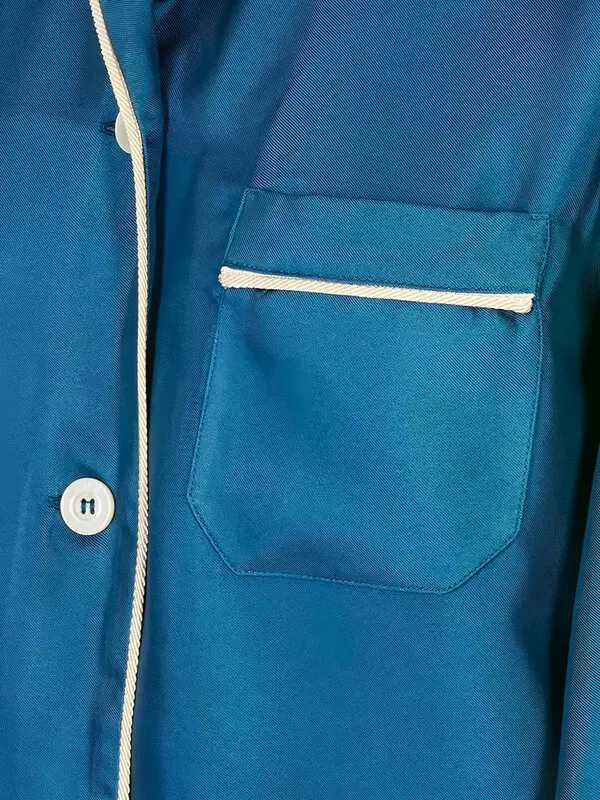 F.R.S FOR RESTLESS SLEEPERS Ceto Contrast-piping Shirt
