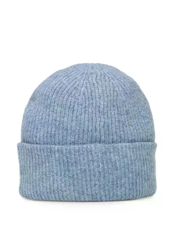 Carhartt Work In Progress Curtis Embroidered-logo Beanie Hat - Blue