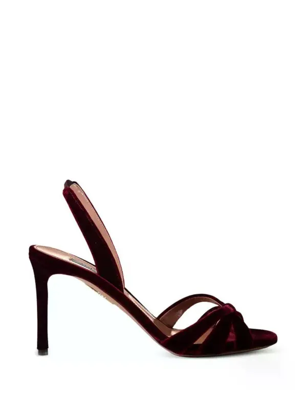 AQUAZZURA Tati Velvet Sandals
