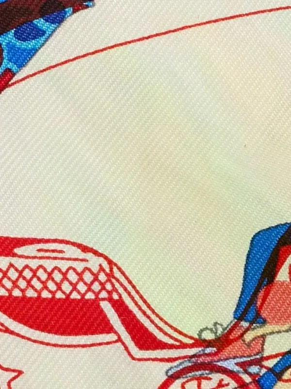 Hermès Ex-libris Les Parisiennes Twilly Scarf