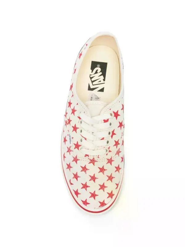 VANS Lx Authentic Star-print Sneakers - Neutrals