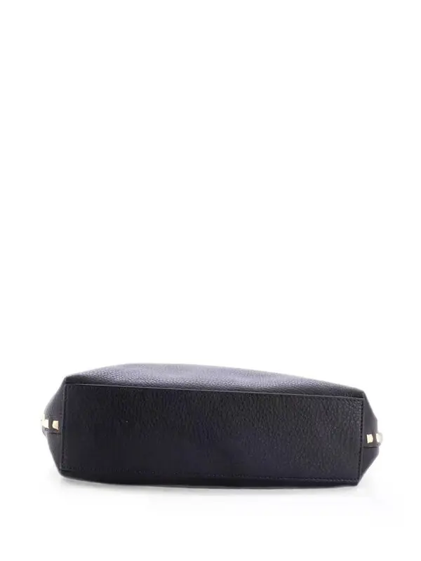Valentino Garavani Rockstud Convertible Flip Lock Leather Small Tote Bag