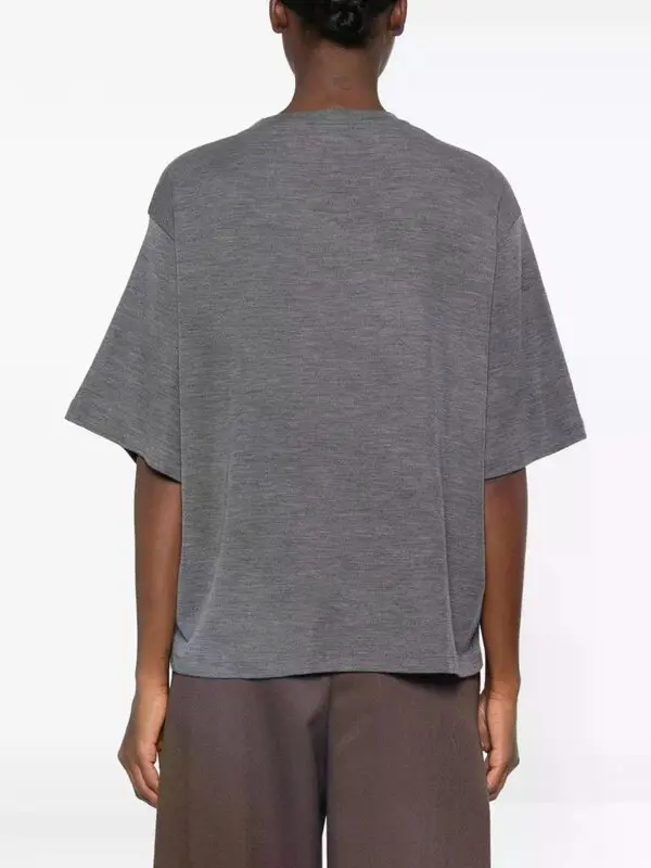 RÓHE Crew-neck Wool T-shirt