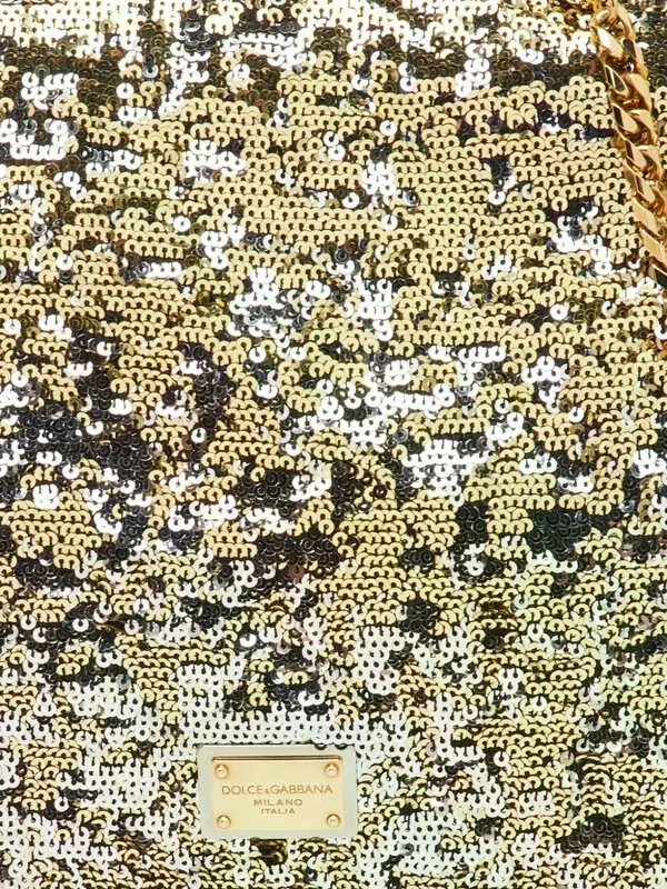 Dolce & Gabbana Miss Charles Sequinned Shoulder Bag