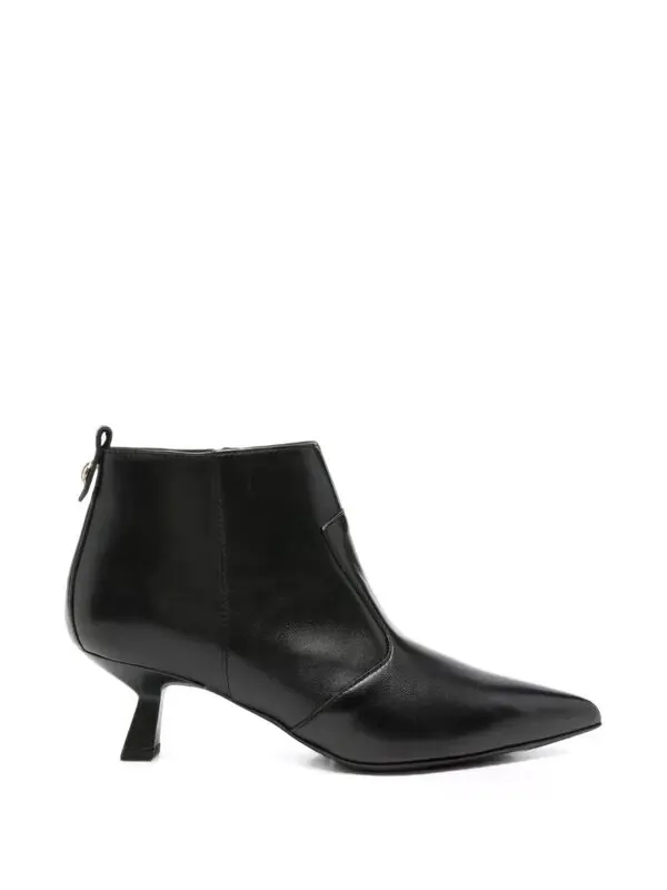 NEROGIARDINI Pointed-toe Leather Ankle Boots