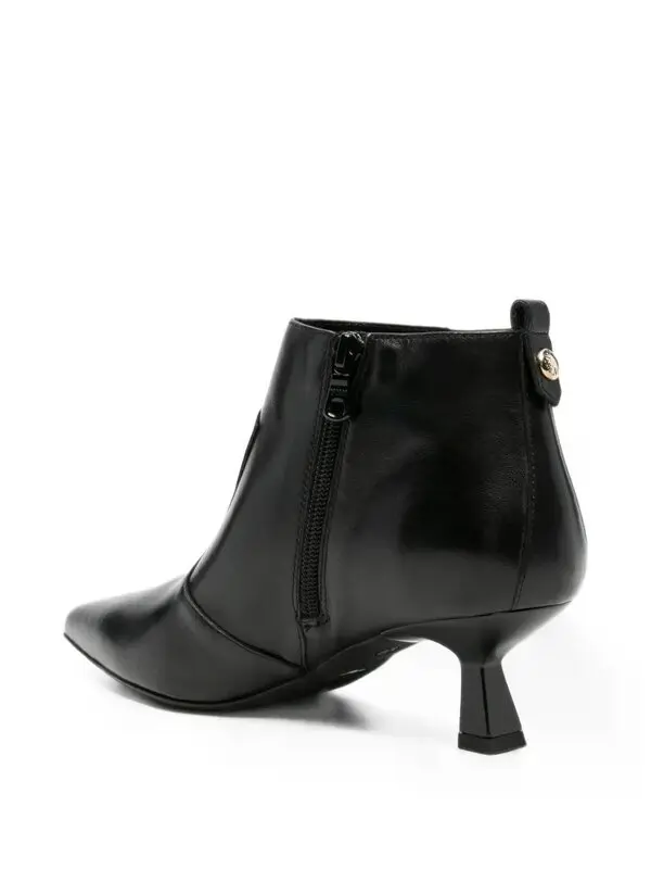 NEROGIARDINI Pointed-toe Leather Ankle Boots