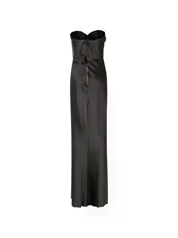 Elisabetta Franchi Ruffled Strapless Floor-length Gown