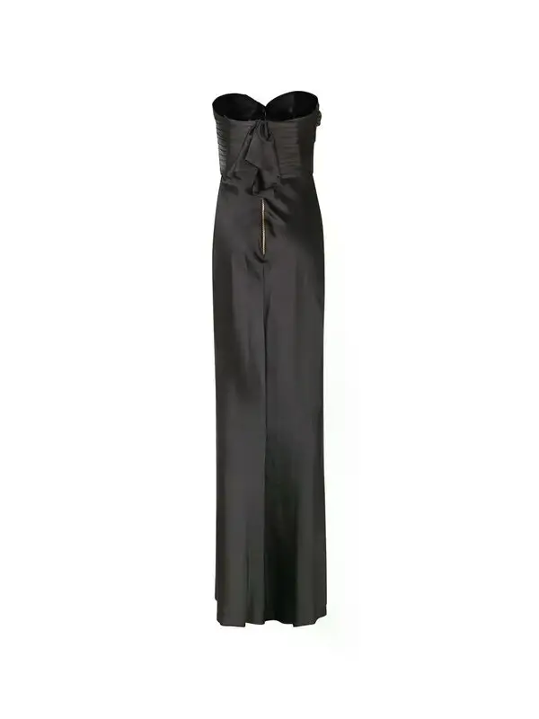 Elisabetta Franchi Ruffled Strapless Floor-length Gown