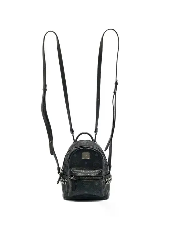Mcm Stark Side-studs Backpack - Black