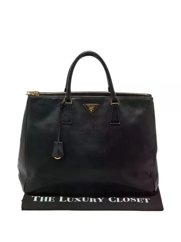 Prada Large Galleria Saffiano Lux Saffiano Leather Tote Bag