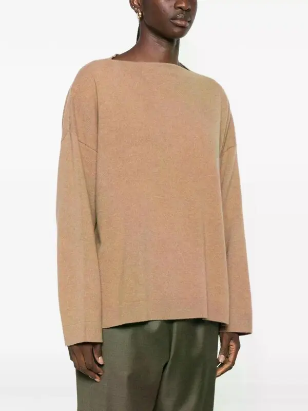 Dusan Boat-neck Dropped-shoulder Sweater