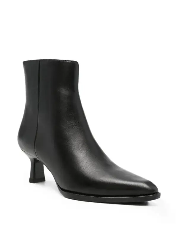 Unisa Pointed-toe Leather Ankle Boots