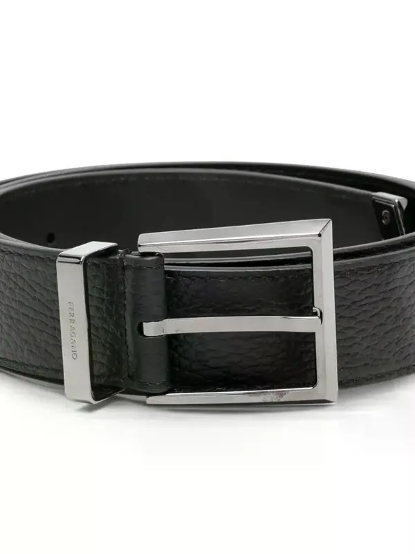 FERRAGAMO Grained Leather Belt