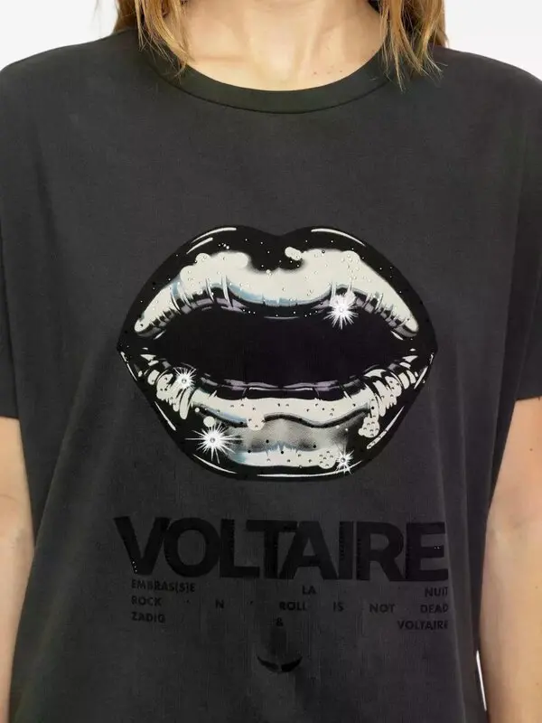 Zadig&Voltaire Tommer" T-shirt - Grey