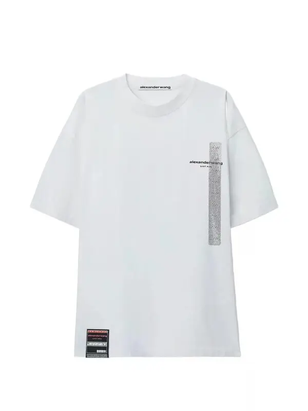 Alexander Wang Short Sleeve Tee W/ Flasher Graphic - White