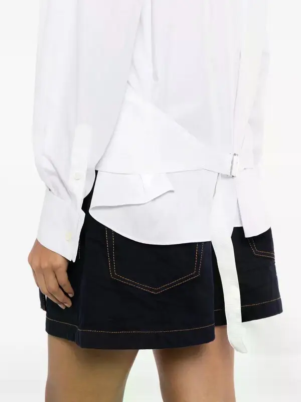 Sacai Layered Hem Shirt - White