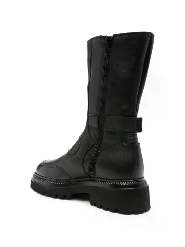 SUMMERY COPENHAGEN Buckled Chunky-sole Boots