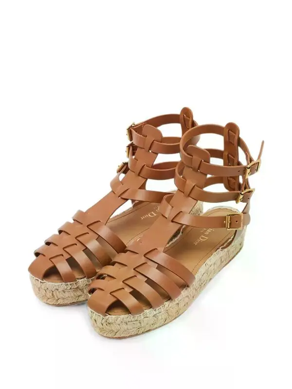 Dior Leather Cage Sandals