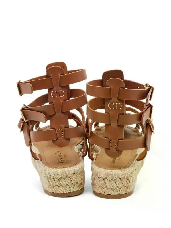 Dior Leather Cage Sandals