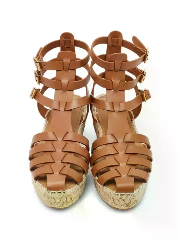 Dior Leather Cage Sandals