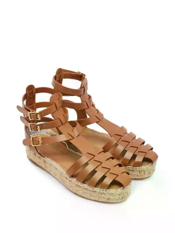 Dior Leather Cage Sandals