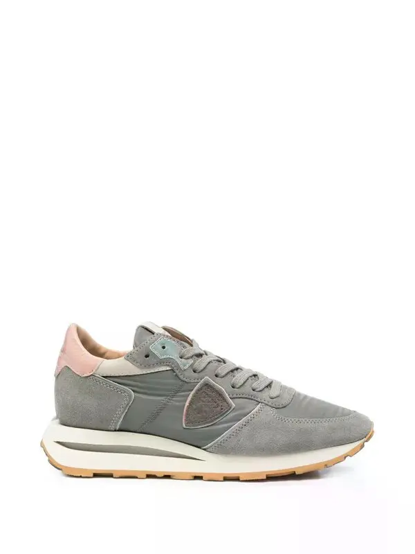 Philippe Model Tropez Haute Suede-panelled Sneakers - Grey