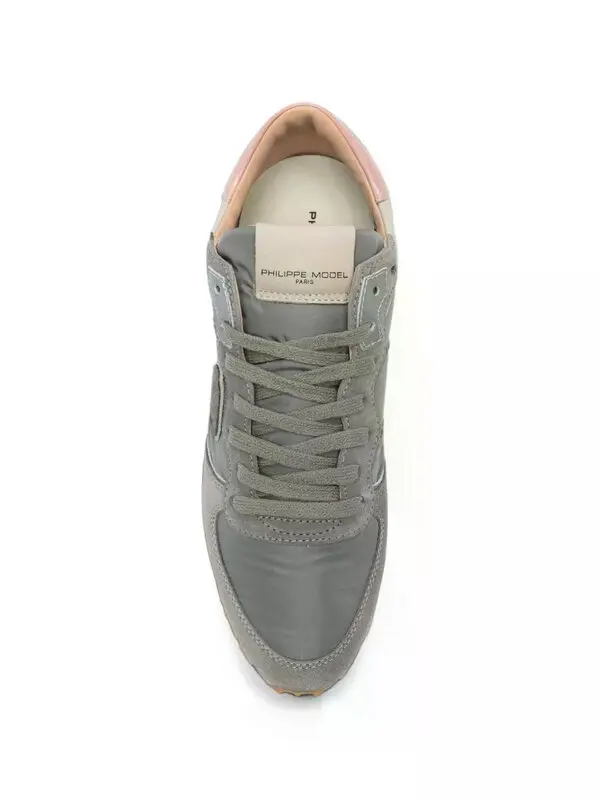 Philippe Model Tropez Haute Suede-panelled Sneakers