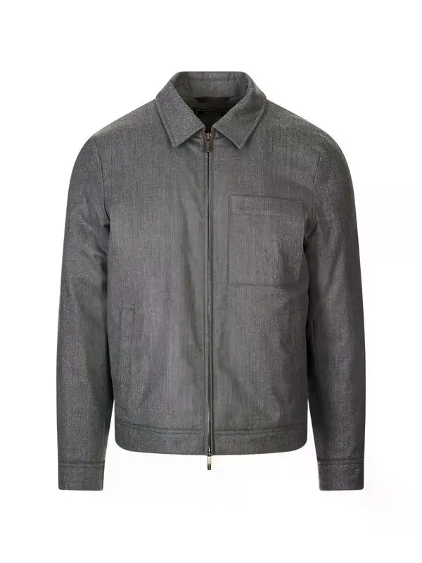 Peserico Zip-up Patch-pocket Bomber Jacket