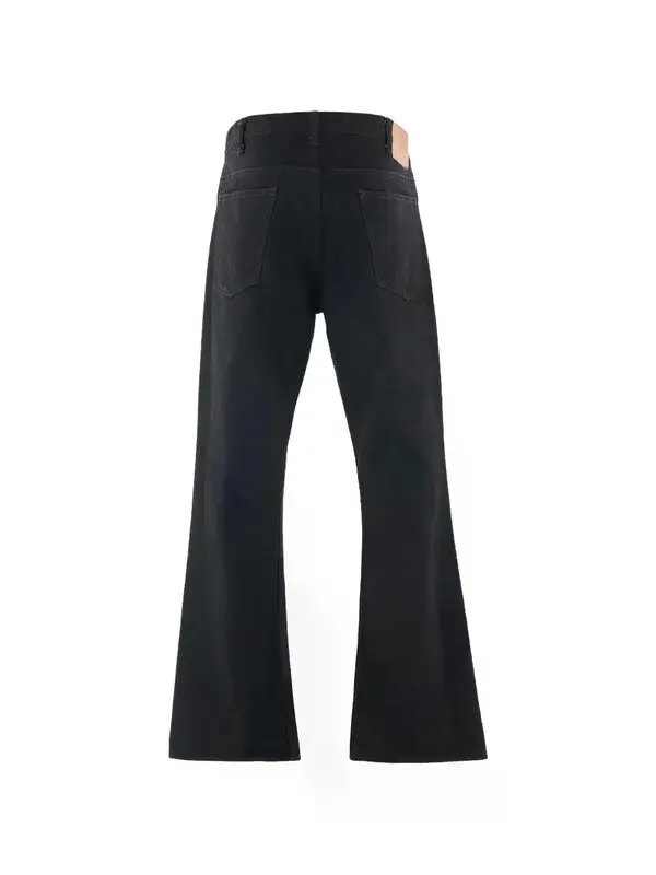 SAINT MXXXXXX Denim Logo Patch Flared Jeans
