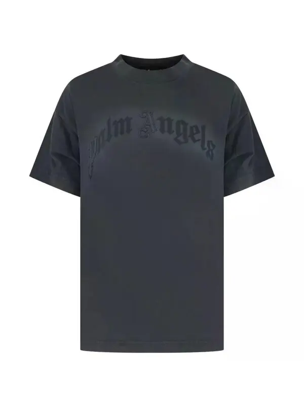 Palm Angels Logo-patch T-shirt - Black