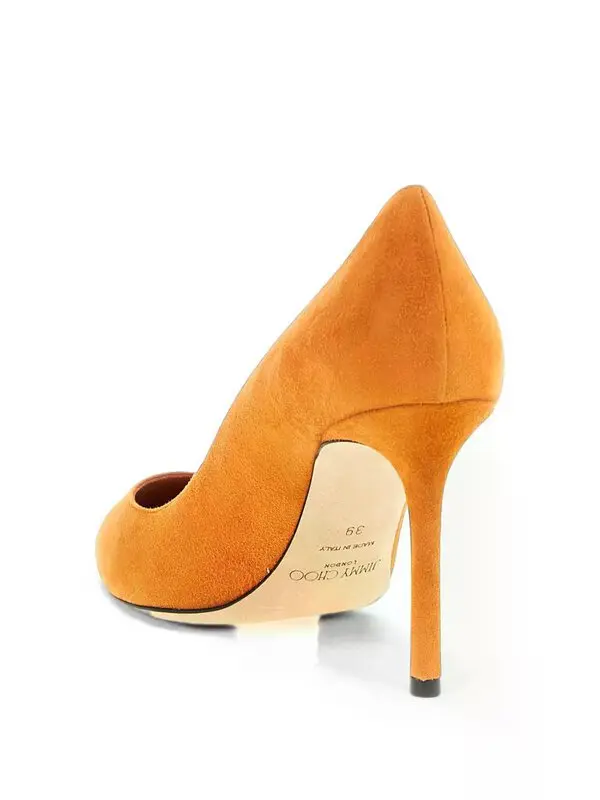JIMMY CHOO Romy Suede Pumps - Orange