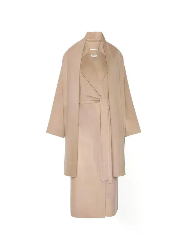 Max Mara Belted Single-breasted Coat - Neutrals