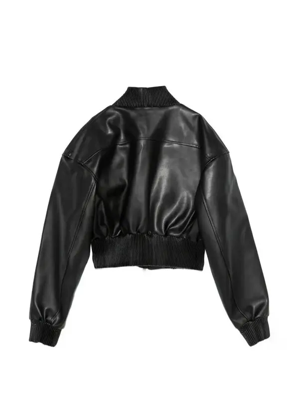 Viktor & Rolf Pleated Pocket Cropped Jacket - Black