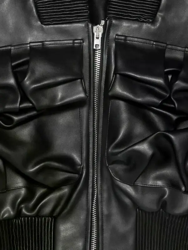 Viktor & Rolf Pleated Pocket Cropped Jacket