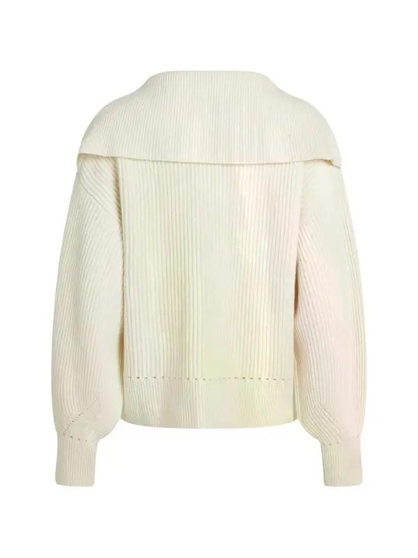 Karl Lagerfeld Wide-collar V-neck Sweater