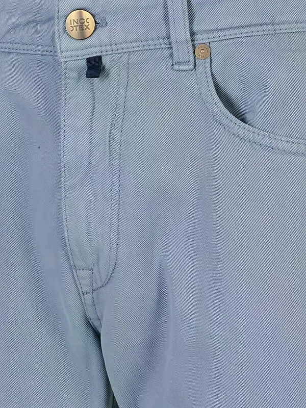 Incotex Logo-patch Straight-leg Jeans