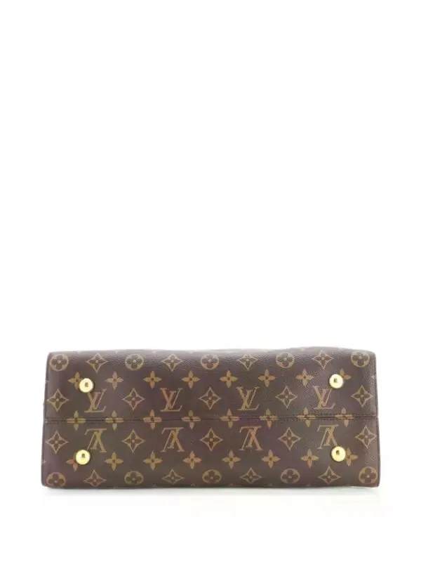 LOUIS VUITTON Tuileries Handbag Monogram Canvas With Leather Satchel