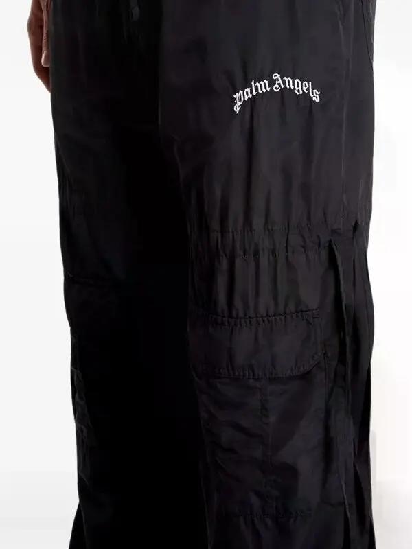 Palm Angels Logo-embroidered Cargo Pants