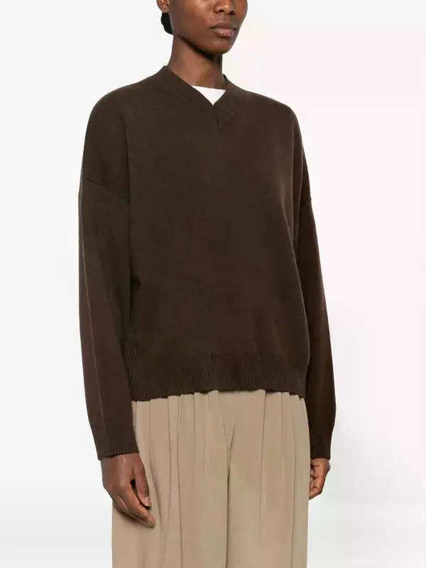JOSEPH V-neck Knitted Sweater