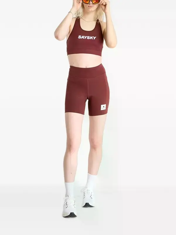 SAYSKY Combat Logo-print Sports Bra - Red