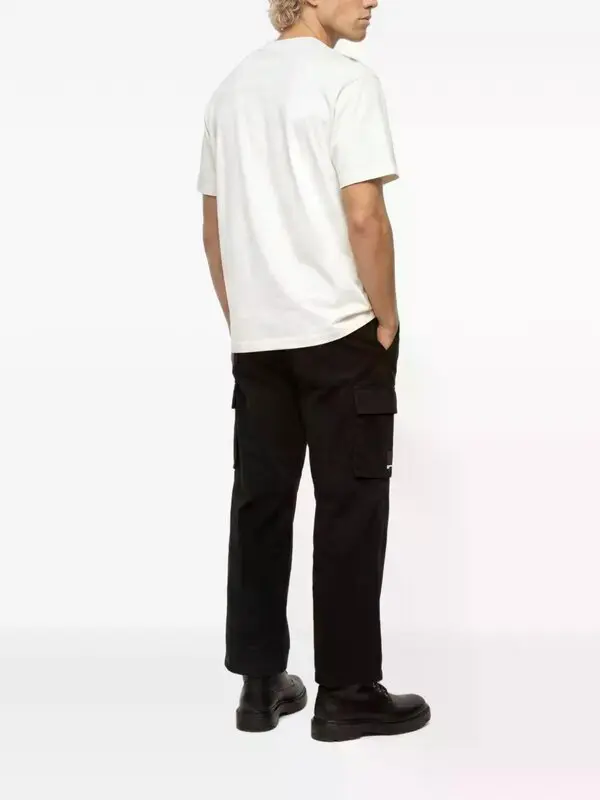 Karl Lagerfeld Coated Cotton Cargo Pants