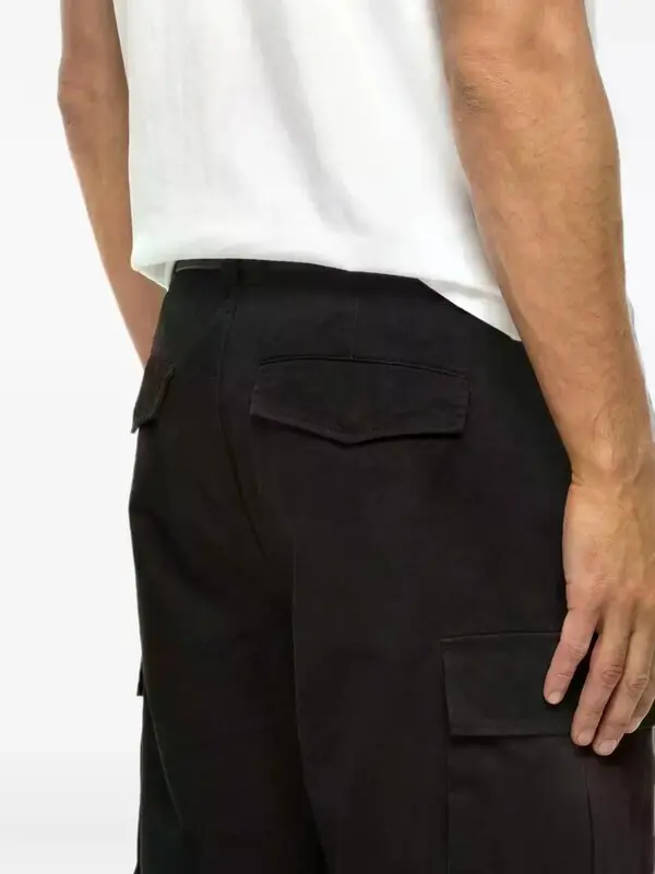 Karl Lagerfeld Coated Cotton Cargo Pants