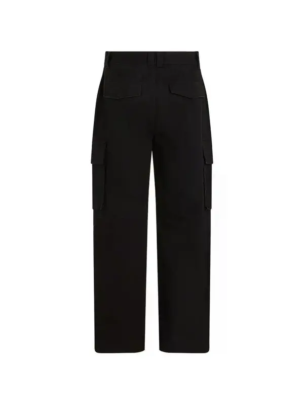 Karl Lagerfeld Coated Cotton Cargo Pants