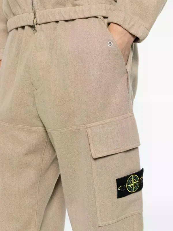 Stone Island Logo-patch Cargo Pants